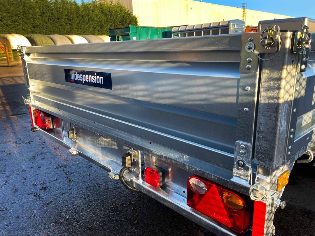 Indespension Braked 10' x 6'6" Twin Axle Flatbed Trailer | Indespension