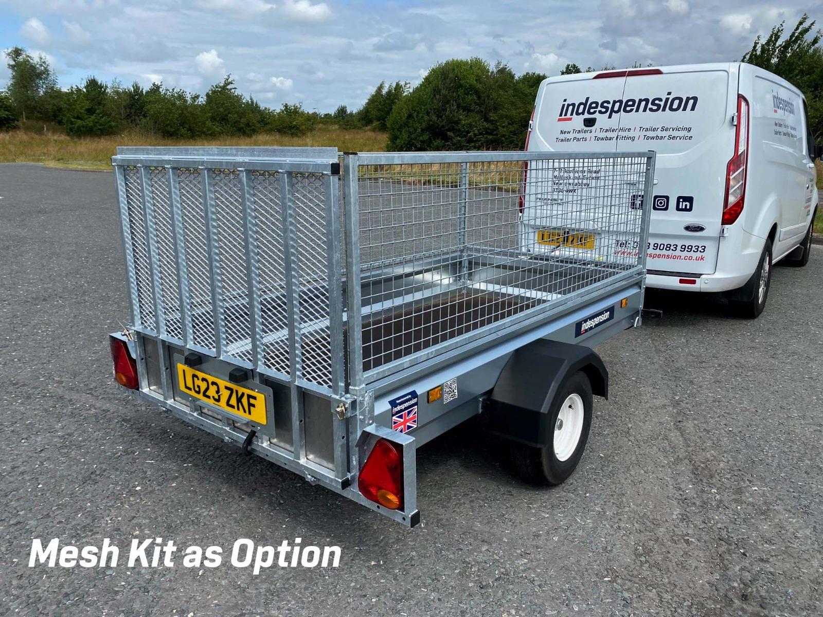 Indespension Unbraked 8' X 5' Single Axle Trailer - With Ramptail ...