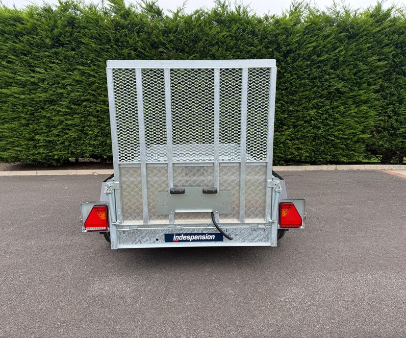 Indespension Braked 8' X 4' Twin Axle Trailer (Ramped Trailer ...