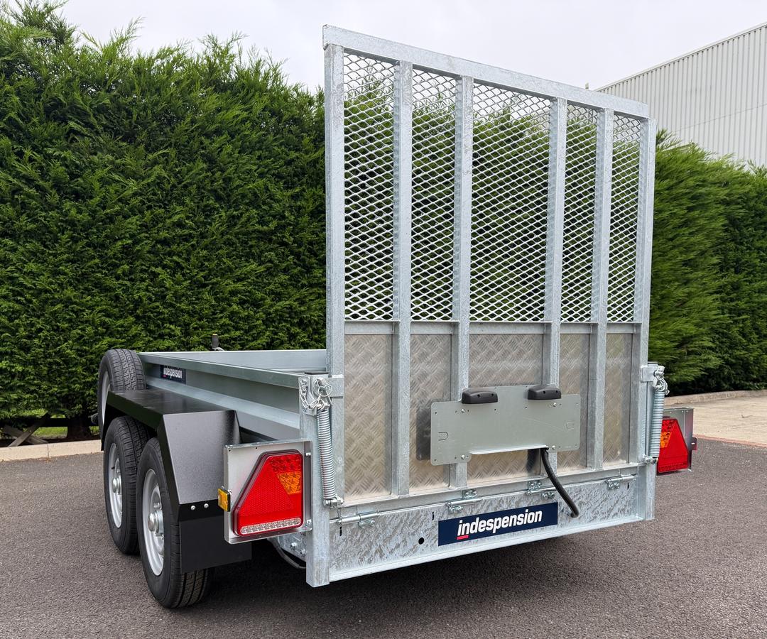 Indespension Braked 8' X 4' Twin Axle Trailer (Ramped Trailer ...