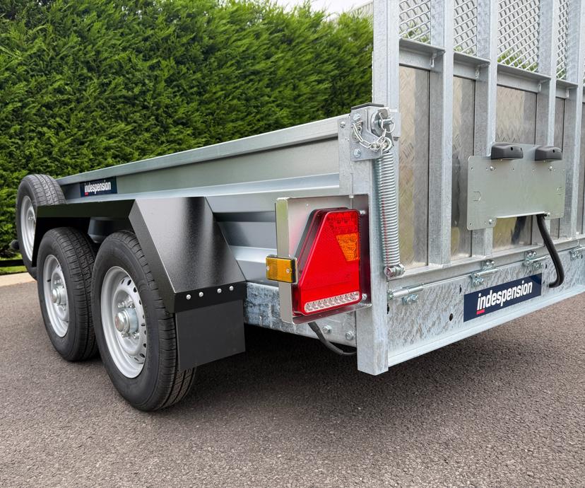 Indespension Braked 8' X 4' Twin Axle Trailer (Ramped Trailer ...