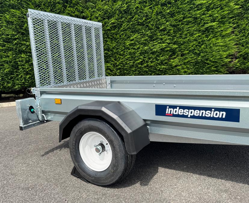 Indespension Unbraked 6'6" X 4' Ramptail Single Axle Trailer | Indespension