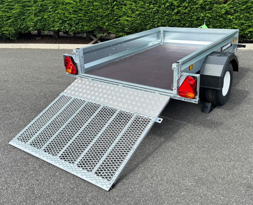 Indespension Unbraked 6'6" X 4' Ramptail Single Axle Trailer | Indespension