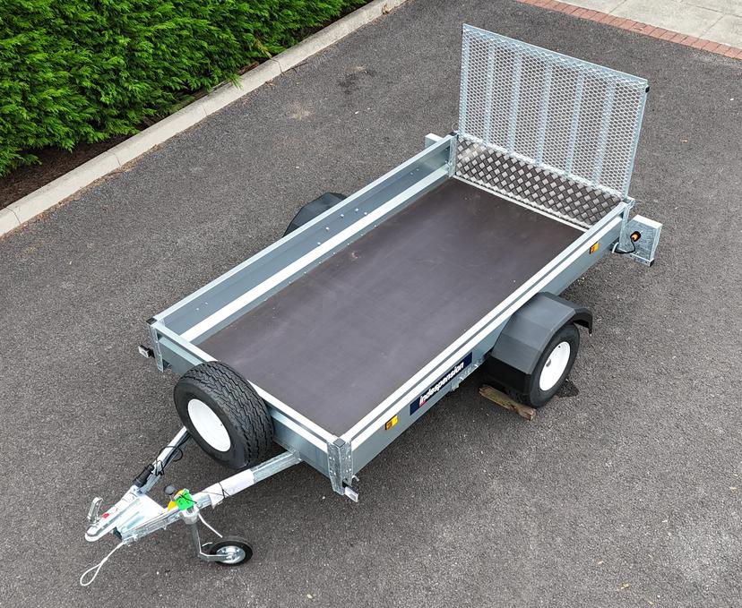 Indespension Unbraked 8' X 4' Single Axle Trailer (Ramptail) | Indespension